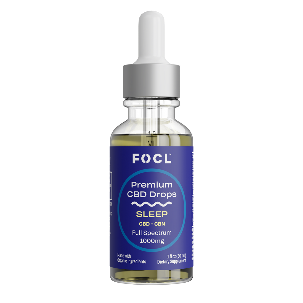 CBD & CBN Sleep Drops: Full Spectrum Sleep Aid | FOCL
